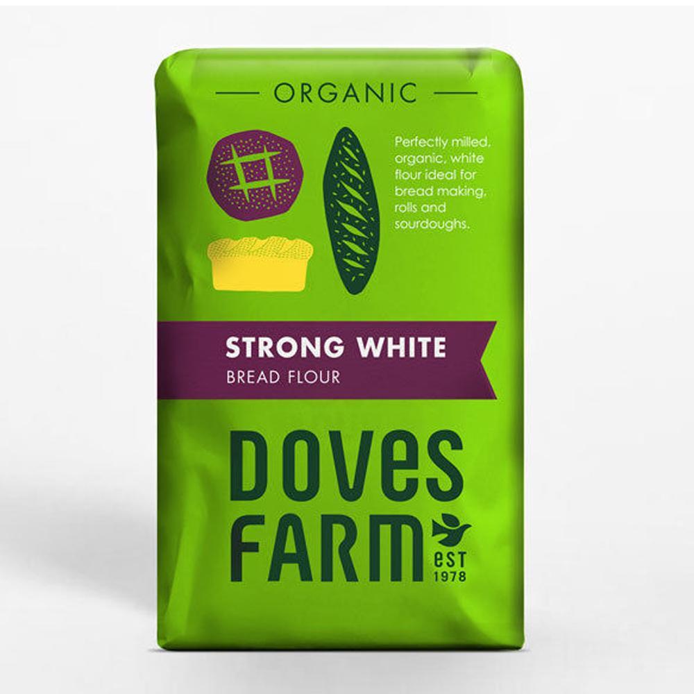 Doves Farm Organic Strong White Bread Flour 1.5kg - Garage Whole Foods