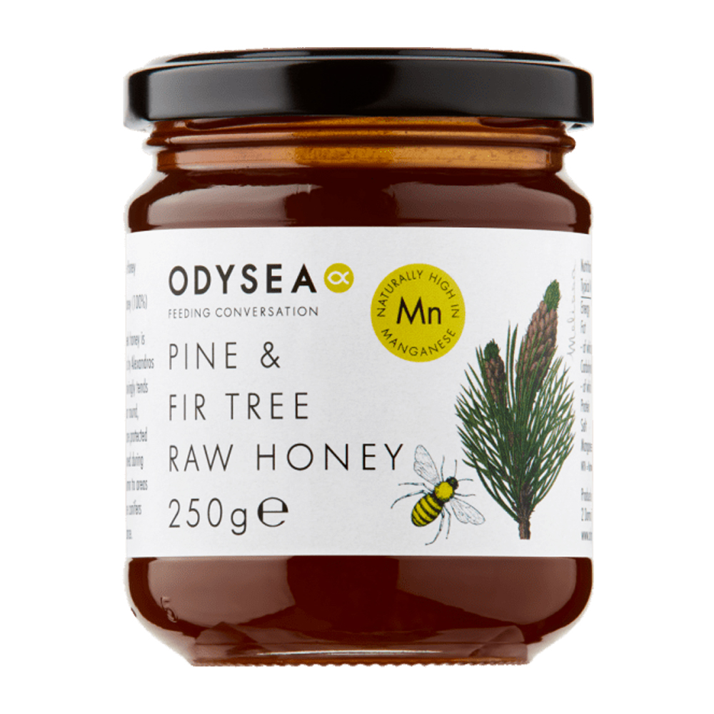 Odysea Greek Pine & Fir Tree Raw Honey - 250g - Garage Whole Foods