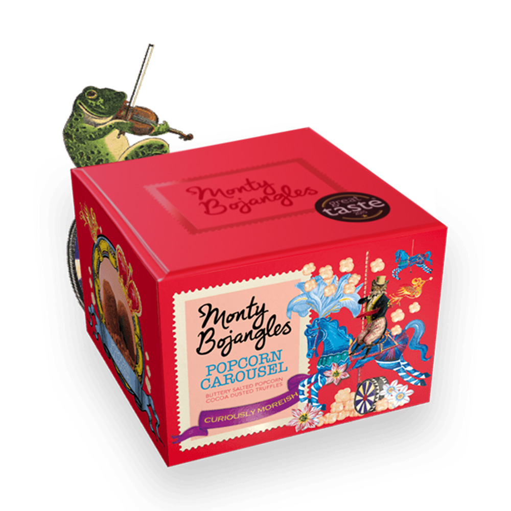 Monty Bojangles - Gaveæske - Popcorn Carousel
